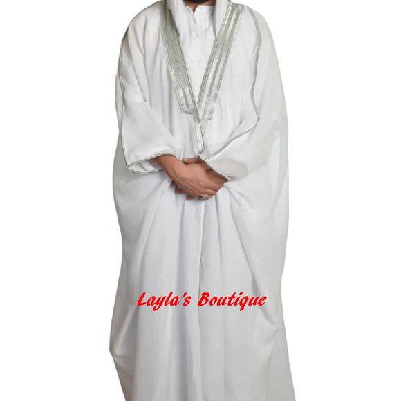 Kaftans | Mens Bisht Cloak Arab Dress Thobe Robe Eid Kaftan Jacket ...